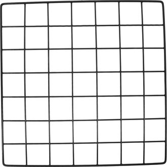 Cabilock Multifunktionales Eisendrahtgitter Wandgitter Fotodisplay Für Wandmontage 35×35cm Vielseitiges Wandpaneel Für Fotoanzeige Und Dekoration