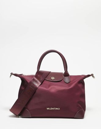 Valentino Jolly Re - Cabas en nylon - Bordeaux-Rouge