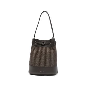 Zanellato Femme, Sacs, Brun, Taille: ONE Size Mond&agrave; Vimini Petit Sac Seau