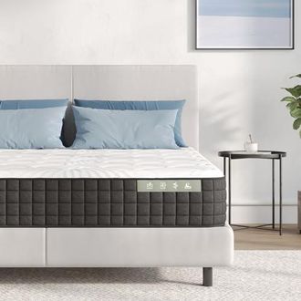 Avenco Matelas 90x190, 20CM,Matelas en Mousse en Matériau Bambou, Certifié CertiPUR-US et Oeko-TEX, Absorbant et Respirant, Soutien au Confort, Tissu Doux po