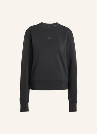 adidas F&uuml;r Das Training Entworfenes Warm-Up Sweatshirt Mit Rundhalsausschnitt schwarz