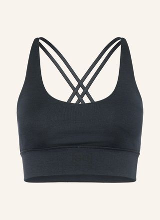super.natural Cropped-Funktionstop All Day Super Mit Merinowolle blau
