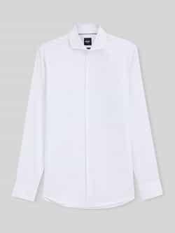 HUGO BOSS Slim Fit Businesshemd aus reiner Baumwolle Modell H-HANK-SP