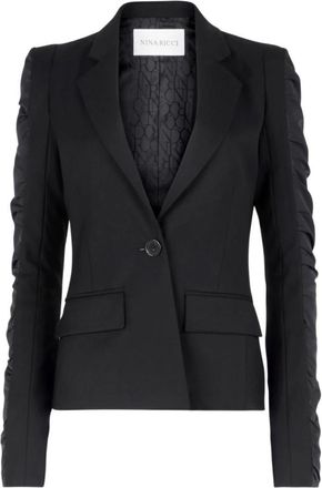 Nina Ricci Femme, Vestes, Noir, Taille: 40 FR Blazer