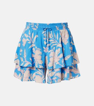 Poupette St Barth Short Thalia &agrave; motif floral