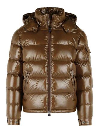 Moncler Blouson Rembourr&eacute; - Marron