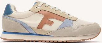 Faguo Baskets beige camel et bleu