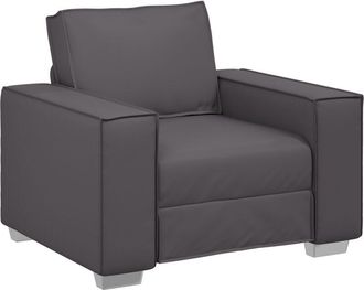 vidaXL Canapé Gris 99 x 78 x 84 cm tissu vidaXL