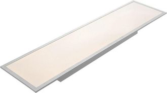 Lindby Neuwertig] Lindby Stenley Led Panel Deckenlampe Deckenlampe Lampe 119 x 29 Cm Weiß Silber B-Ware