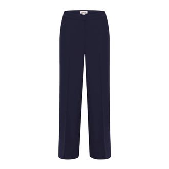 Soaked In Luxury Weite Bein Nachthimmel Hose - - Trousers - Damen - Blau - XL