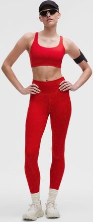 lululemon Legging Fast and Free taille haute 5 poches pour Femmes - 71 cm - Dark Rouge - Taille 10