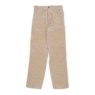 Carhartt Work in Progress Velvet Workwear Hose mit Knie-Patch - - Trousers - Herren - Beige - W36