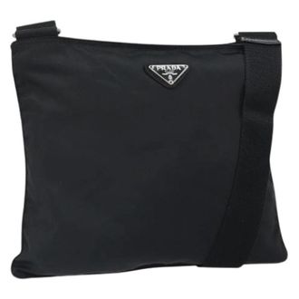 Prada Pre-owned Nylon Umh&auml;ngetasche - - Pre-owned - Damen - Schwarzk - ONE SIZE