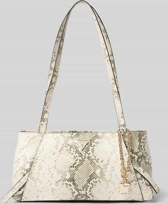 Guess Shoulder Bag mit Allover-Schlangen-Print Modell Devon