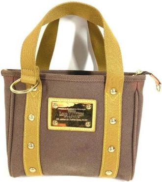 Louis Vuitton Sac cabas Pre-owned en toile - Femme - Pre-owned - Brun - Taille: ONE Size