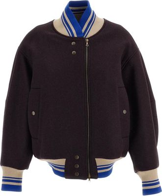 Dries Van Noten Bomber Oversize - Femme - Vestes - Brun - Taille: 36 FR