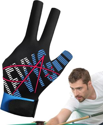 Generic Billard-Handschuhe f&uuml;r Pools, Fingerbillard-Handschuhe, Unisex, Sporthandschuhe f&uuml;r Billardqueue, Billardausr&uuml;stung, Amateure und Profis