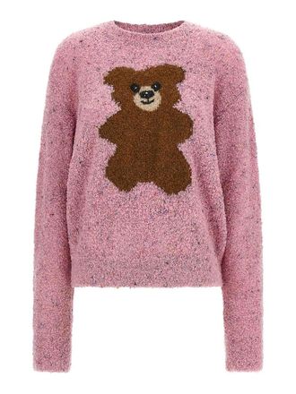 Moschino Rundhalspullover - Rosa