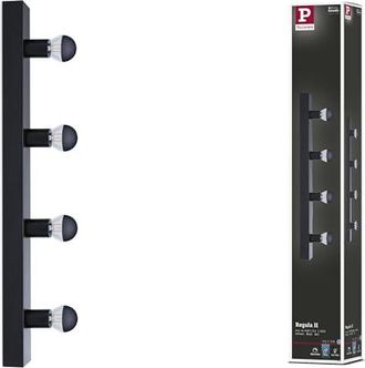 Paulmann 80099 Spiegelleuchte IP44 E14 230V max. 4x40W dimmbar Schwarz