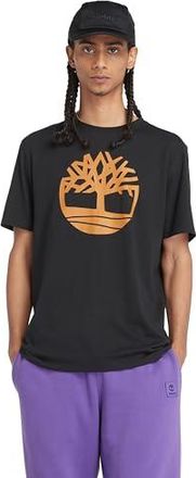 Timberland Kbec River Tree Tee T-Shirt pour Homme, Bottes Noires/blé, XXL