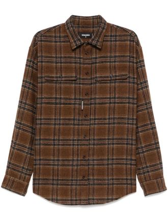 Dsquared2 Hemd mit Karomuster - Braun