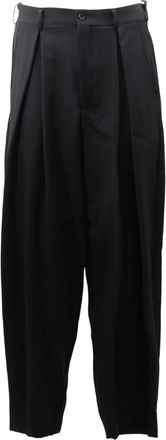 Comme Des Garçons pantalon de tailleur crop - Noir