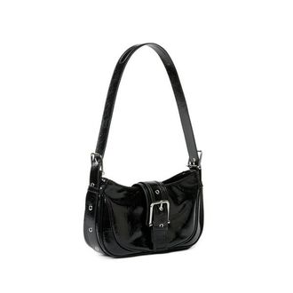 Au Printemps Paris Verni - Schwarzer Schultergurtbeutel