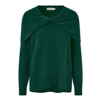 Masai Strickpullover mit Rundhalsausschnitt - - Knitwear - Damen - Gr&uuml;n - M