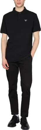 Barbour Cotton Regular Fit Polo Shirt - Black