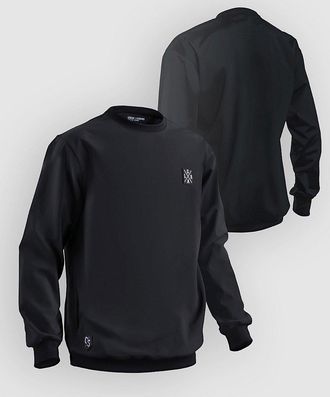 Loose Riders Global Alliance Crewneck Fleece Pullover black