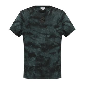 Alexander McQueen T-Shirt mit Tie-Dye-Effekt - - Tops - Herren - Blau - M