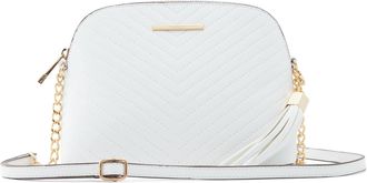 Aldo Damen Umhängetasche Adassi, Weiss/opulenter Garten