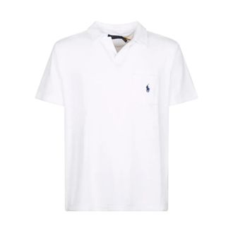 Ralph Lauren Knit Polo - - Tops - Herren - Wei&szlig; - 2XL