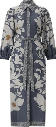 Luisa Cerano Femme, Robes, Bleu, Taille: 46 FR Shirt Robes