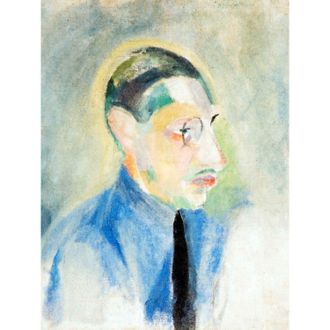 Wee Blue Coo Prints Painting Portrait Delaunay Composer IGOR STRAVINSKY.tif Poster Print Farbe Portr&auml;t