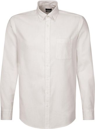 Seidensticker Herren Regular Fit Langarm Hemd, Wei&szlig;, XL EU