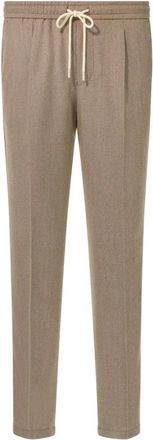 Boggi Milano pantalon City à lien de resserrage - Tons neutres