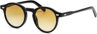 Moscot unisex, Accessoires, Noir, Taille: 46 MM Miltzen Base 2 SUN Black Chestnut FA Lunettes de soleil