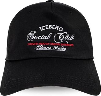Iceberg Homme, Accessoires, Noir, Taille: ONE Size Casquette avec Visi&egrave;re