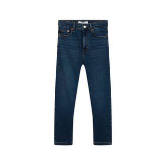 Topshop Jean capri &agrave; taille haute en coton m&eacute;lang&eacute;