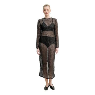 Sams&oslash;e & Sams&oslash;e Maxi Kleider - - Dresses - Damen - Schwarzk - S