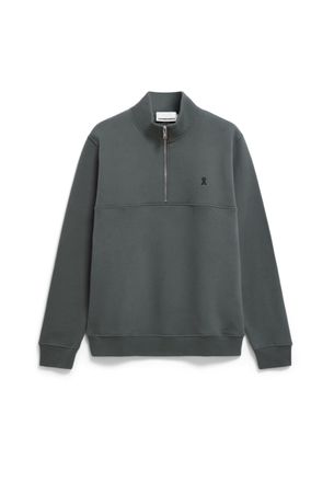 Armedangels Herren Sweatshirt aus Bio-Baumwolle WAARLO Fleece Regular Fit Space Steel