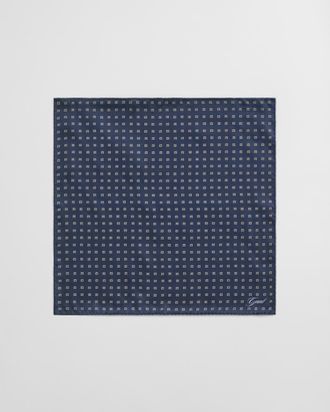 GANT Herren Foulard Print Einstecktuch (ONE SIZE) MARINE