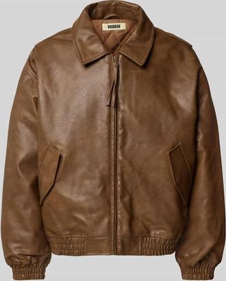 Woodbird Jacke in Leder-Optik Modell Bao