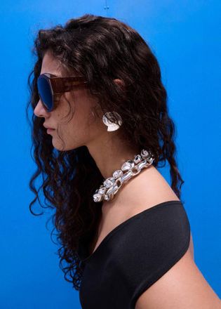 Mango Body ajust&eacute; dos nu noir - Femme - S - MANGO