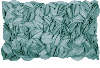 Pad Pad - Kissenh&uuml;lle - Kissenbezug - Zierkisssen - Dorothy - Applikationen - Turquoise/t&uuml;rkis - 30 x 50 cm