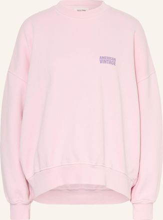 American Vintage American Vintage Sweatshirt Plizzy rosa