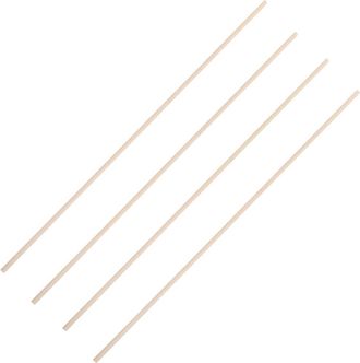 PartyKindom 4 Stück Bambusstab für Regiestuhl Sitzstoffstütze Stabile Bambusstange Sitzkomfort Verbessern Zubehör für Klappstuhl und Directors Chair