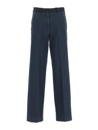 Forte_Forte Pantalons D&eacute;contract&eacute;s - Bleu