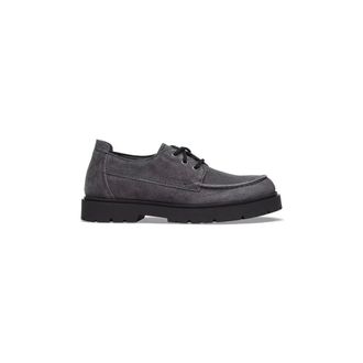 Birkenstock Highwood Moc Lace Suede Leather - Homme - Chaussures - Gris - Taille: 39 EU